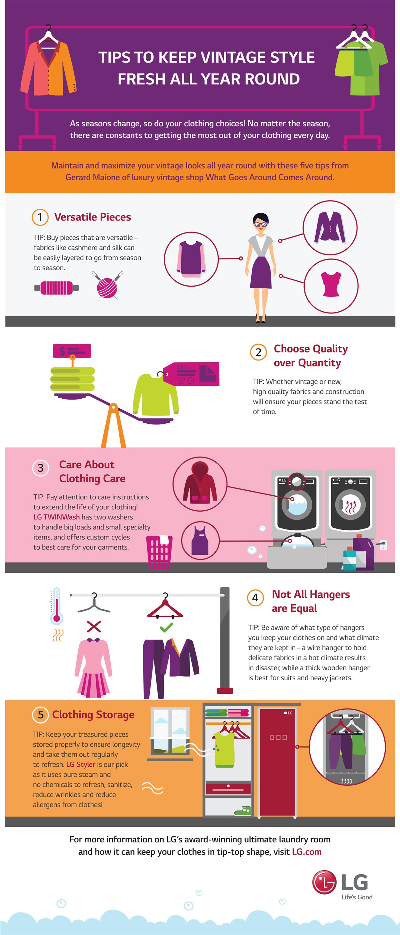 Tips to keep vintage style fresh all year round (Infographic ...