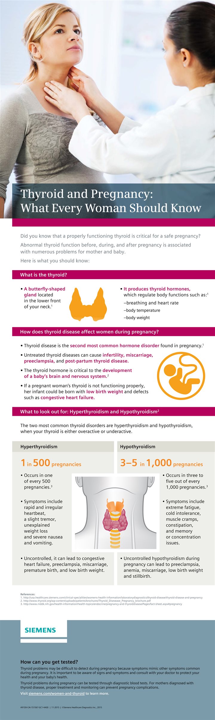 Thyroid and Pregnancy: What every woman should know (Infographic ...