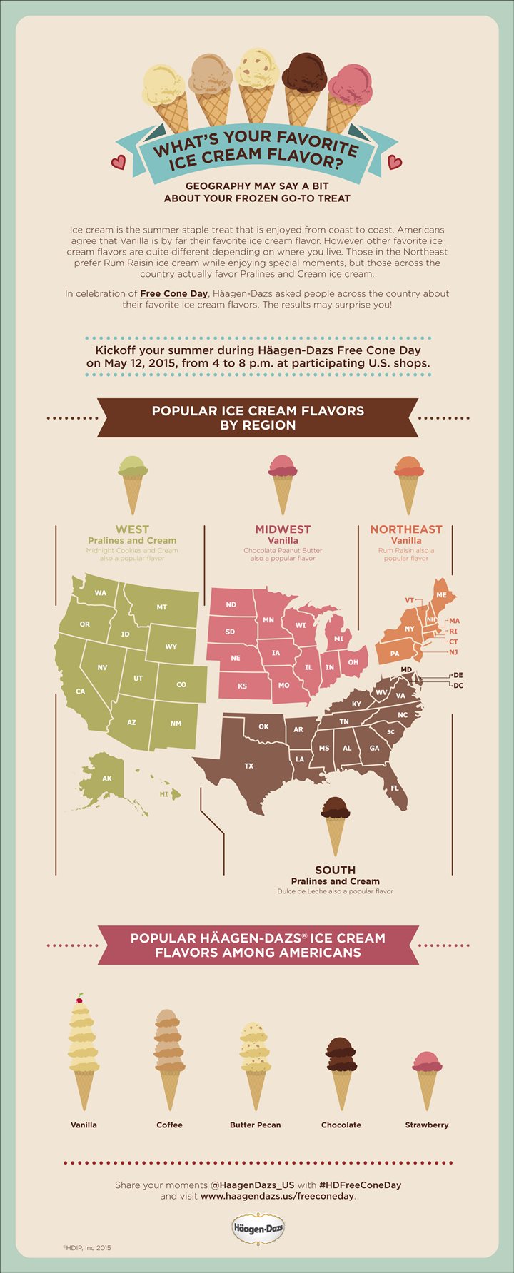 What's your favorite ice cream flavor? Geography may say a bit about ...
